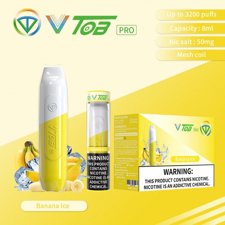VTOB Pro Disposable 5% (3200 Puffs), quawins